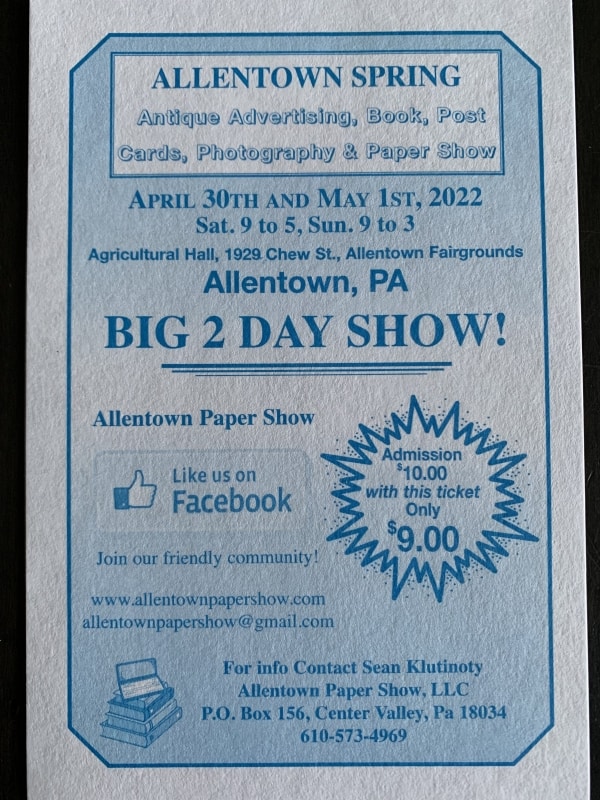 Allentown Paper Show